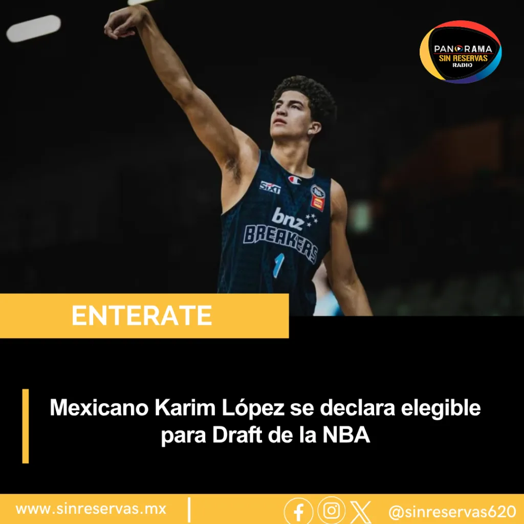 Mexicano Karim López se declara elegible para Draft de la NBA – 620AM